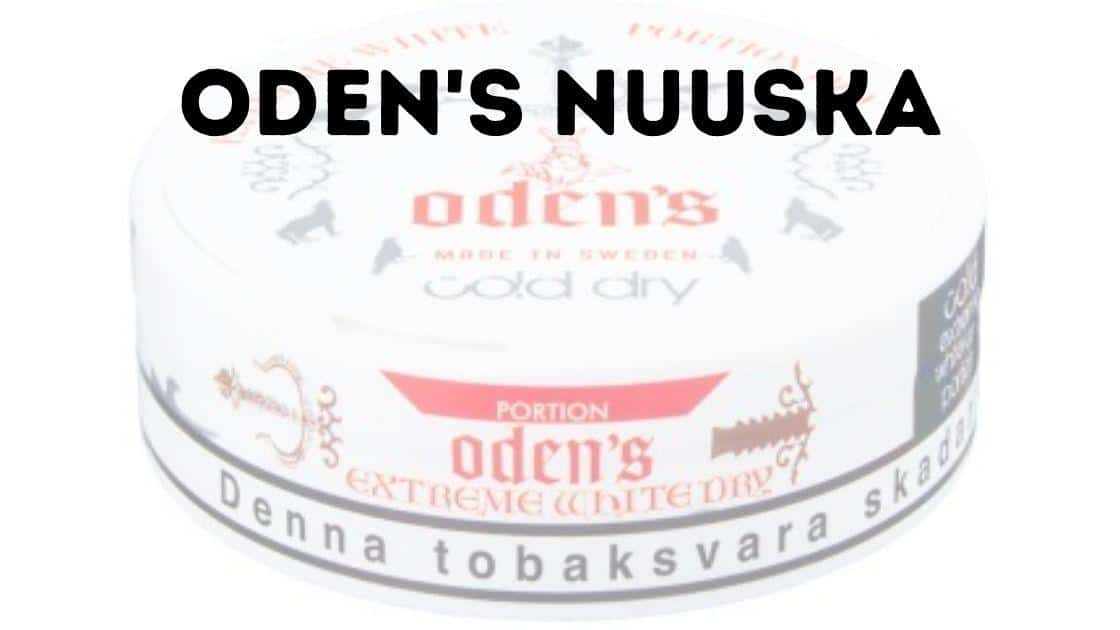 Odens nuuska - Nikotiinipussit netistä Suomeen